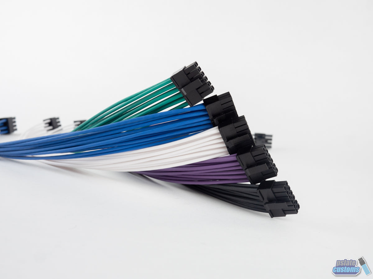 12 Pin PCIE Unsleeved Custom Cable - Choose Your Length – Clack Attack